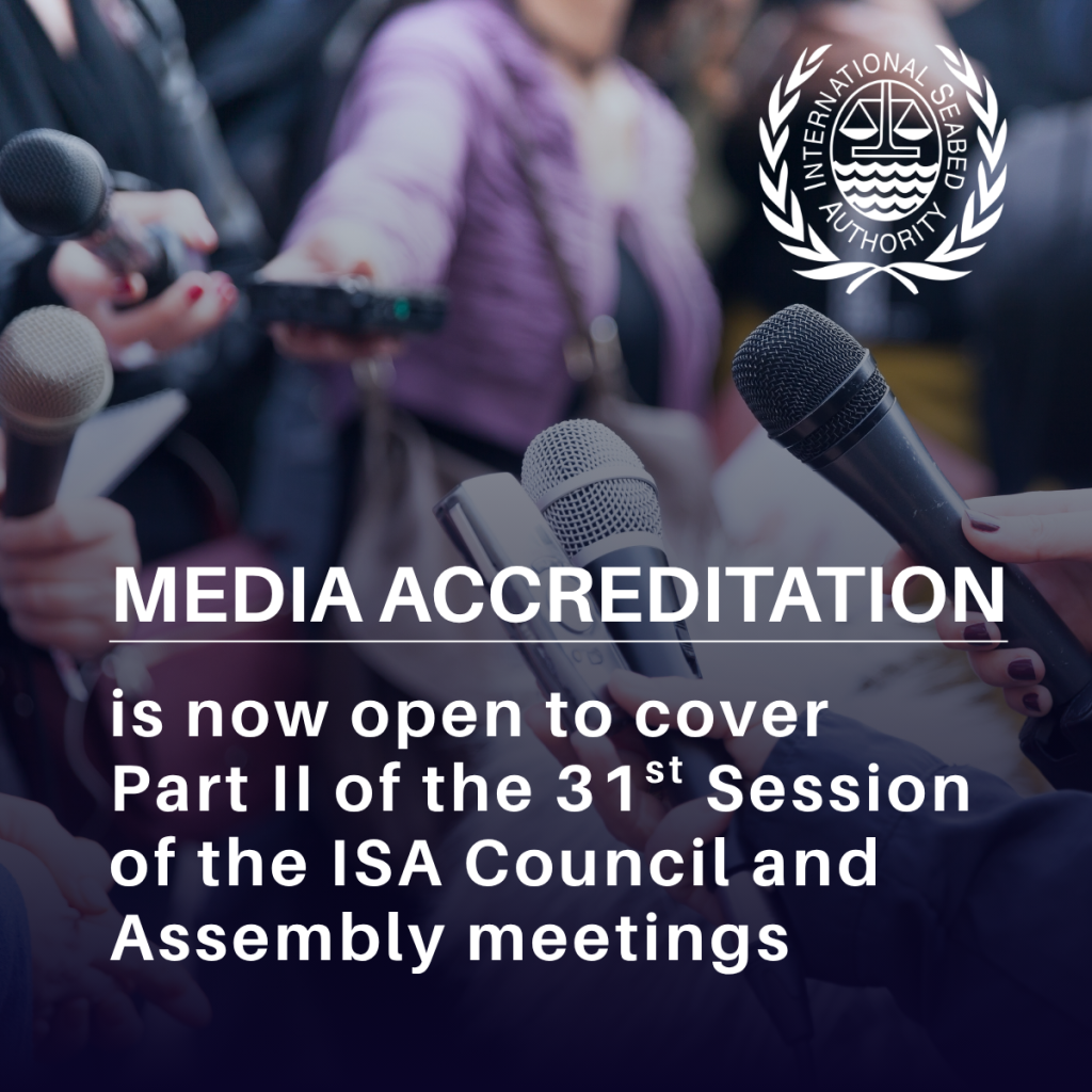 31st session 2026 - International Seabed Authority